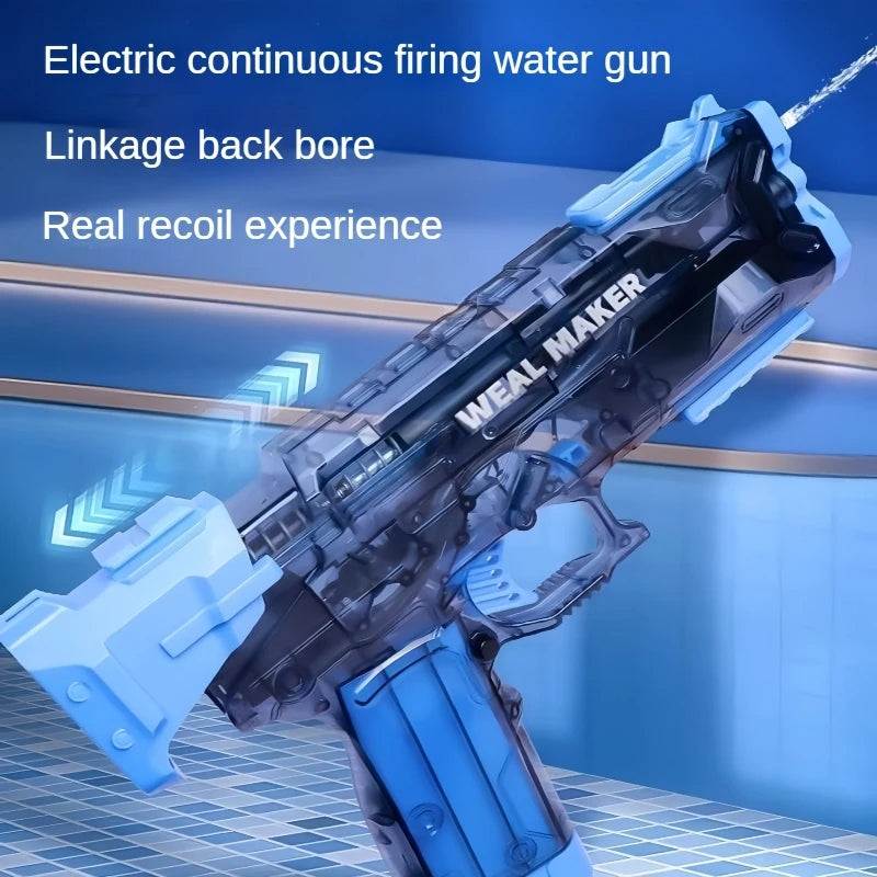 Electric Firing Water Gun | Rechargeable Automatic Squirt Blaster ...