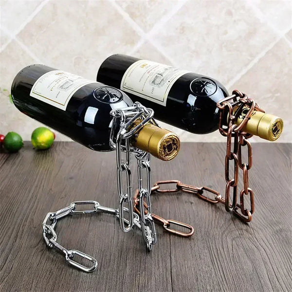 Iron Chain Floating Wine Holder – Liana Nail Supply