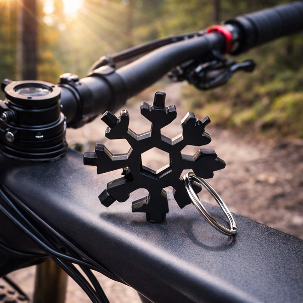 Snowflake Multi Tool Stainless Steel Keychain – Portable Outdoor & Eve ...