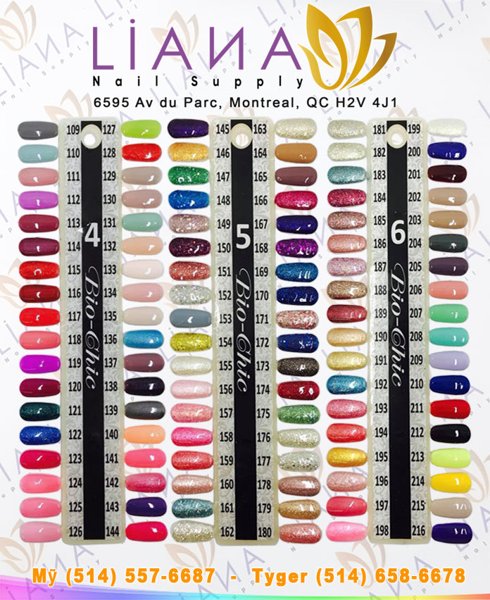 BIO CHIC Gel Color 289-324 Gel Polish Soak-off UV/LED – Liana Nail Supply